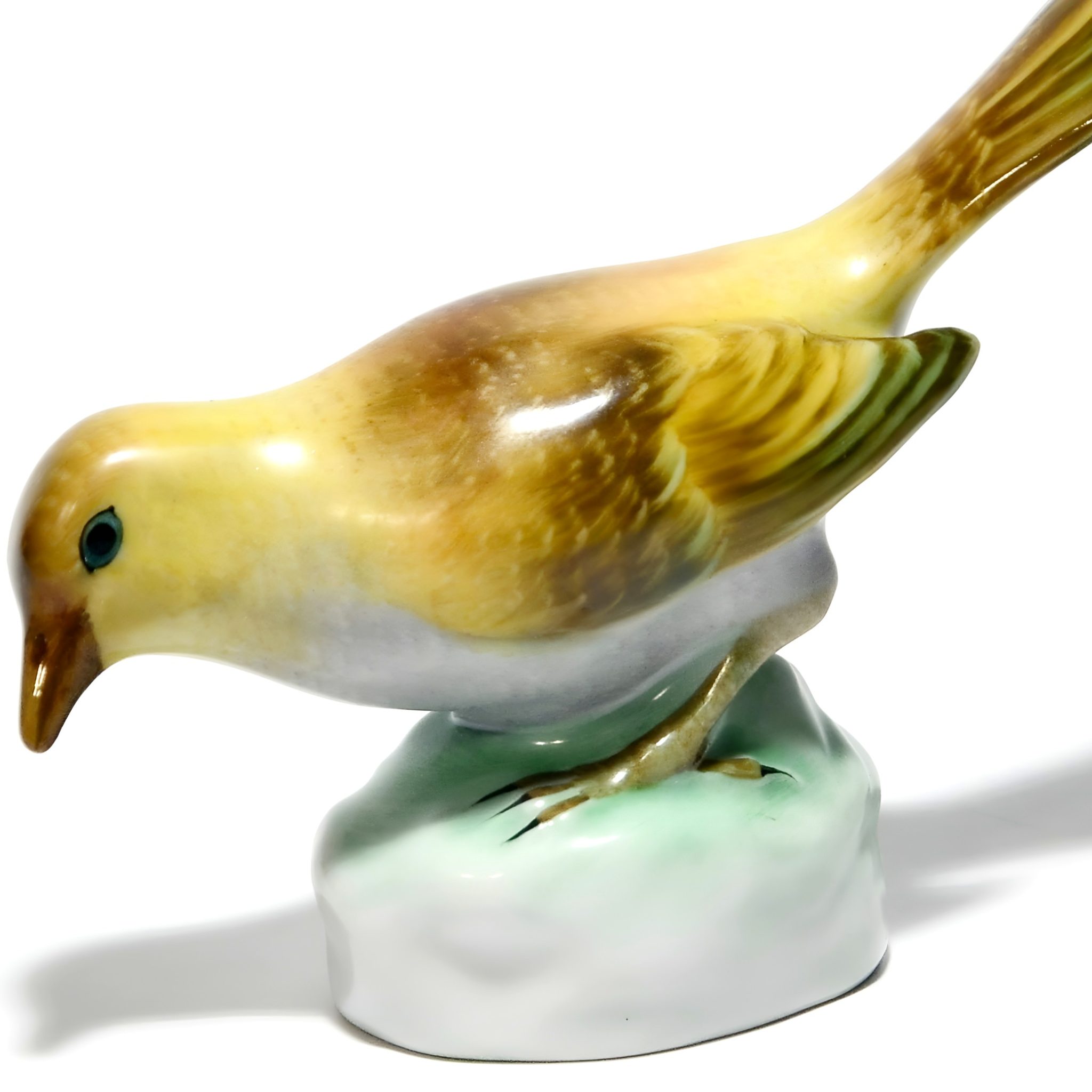 Herend Porcelain Bird Figurine, Yellow Warbler, Rare Vintage ...