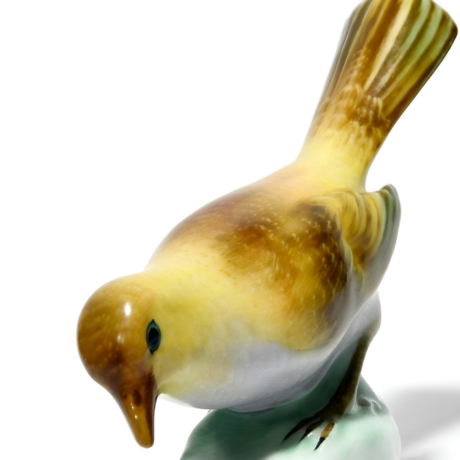Herend Porcelain Bird Figurine, Yellow Warbler, Rare Vintage ...